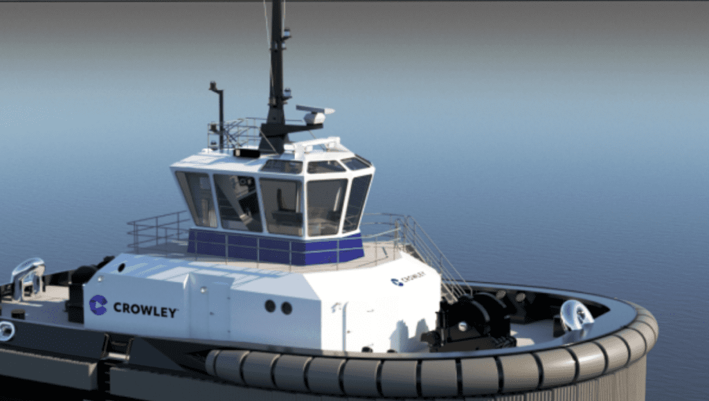 Crowley’s eWolf Tugboat Gets Tough On Greenhouse Gas Emissions