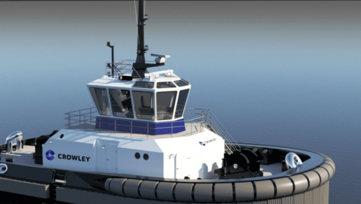 Crowley’s eWolf Tugboat Gets Tough On Greenhouse Gas Emissions